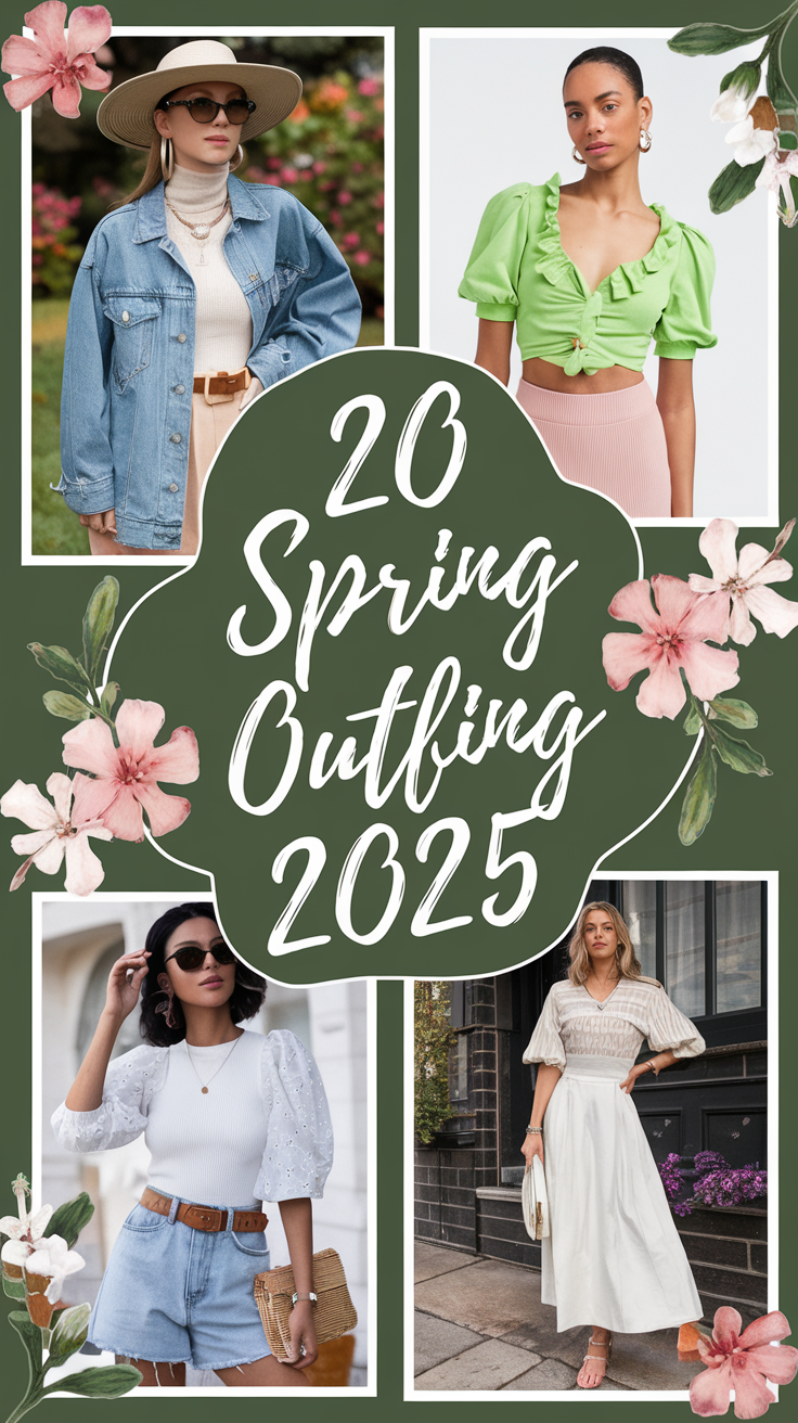 Spring Outing Outfit 2025: 20 Aesthetic and Casual Ideas for Women