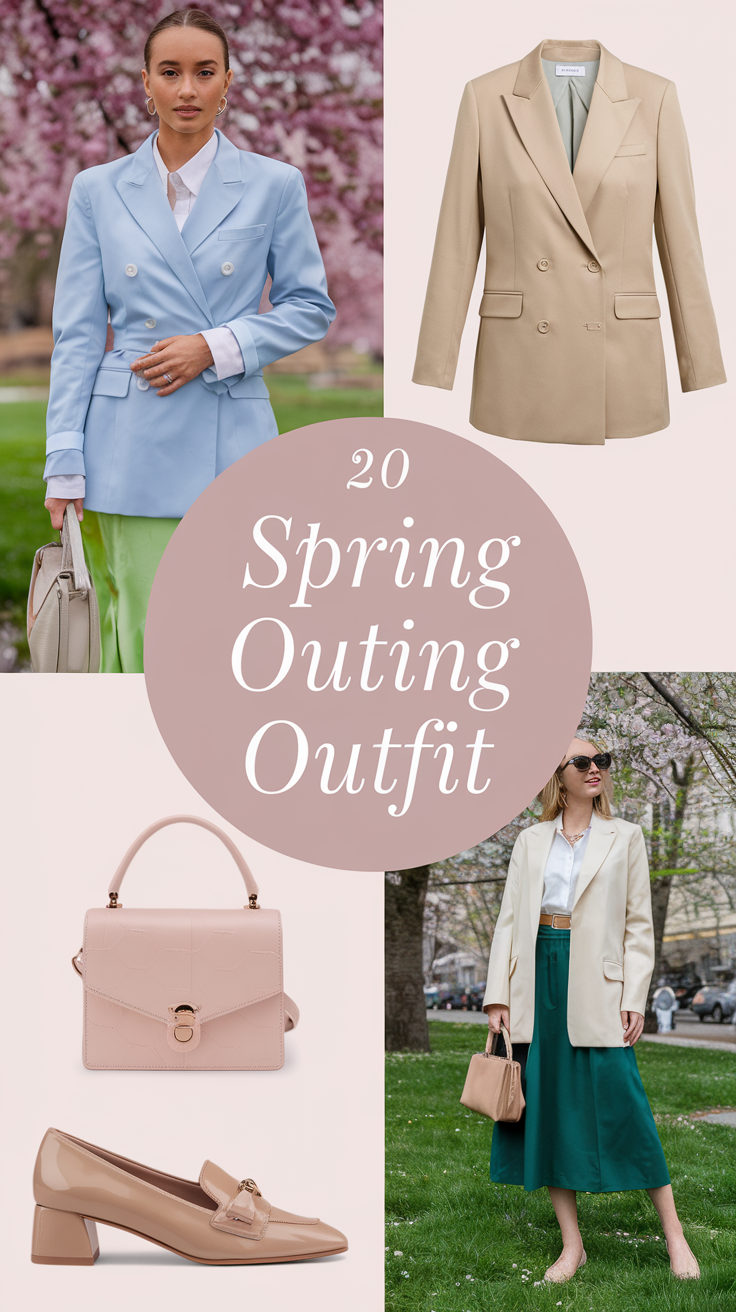 Spring Outing Outfit 2025: 20 Aesthetic and Casual Ideas for Women