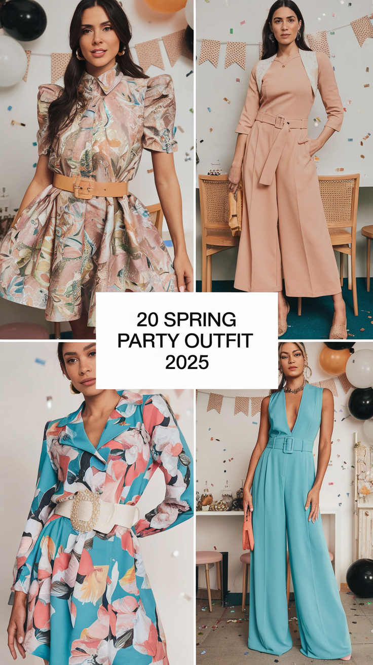 Spring Party Outfit 2025: 20 Classy & Casual Ideas for Day, Night ...