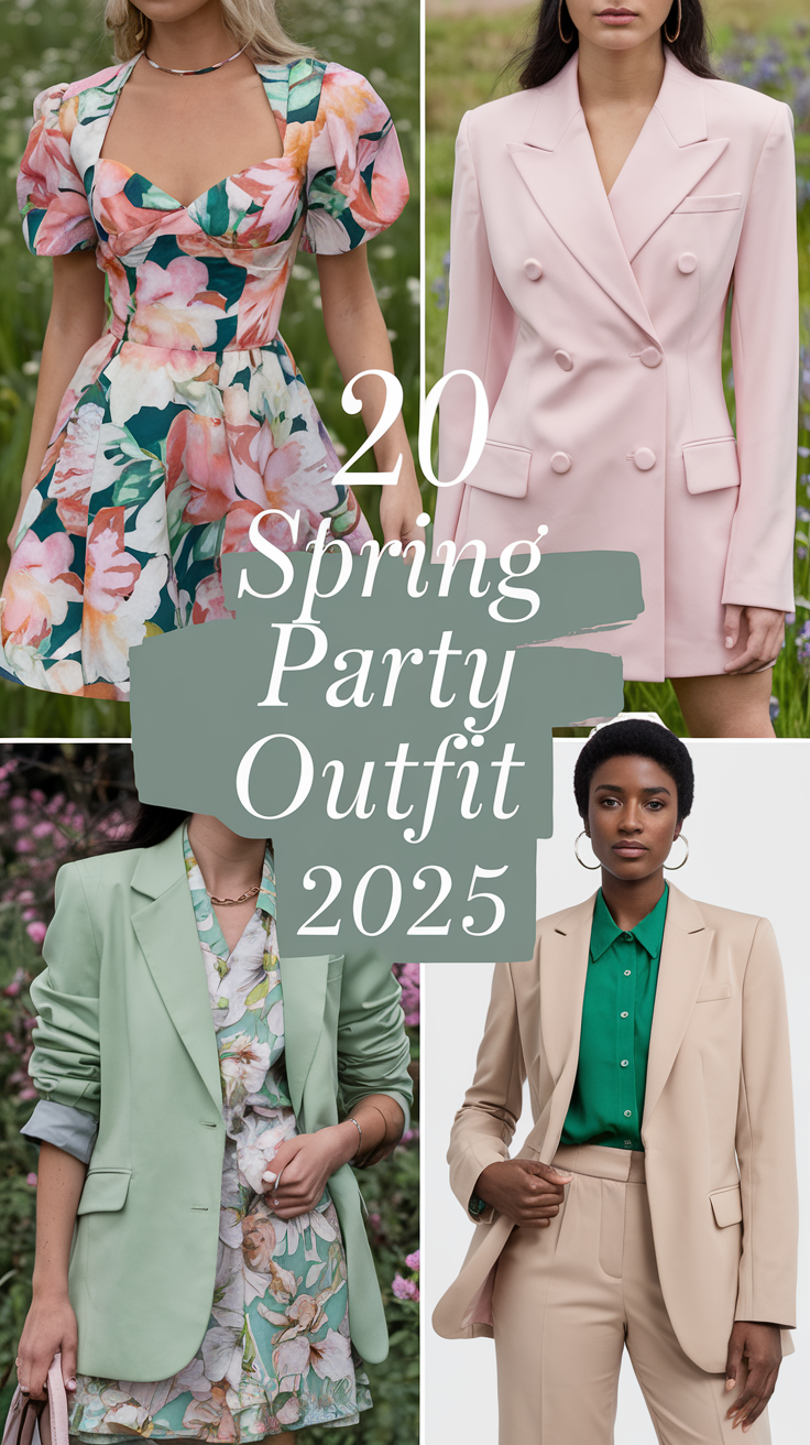Spring Party Outfit 2025: 20 Classy & Casual Ideas for Day, Night ...