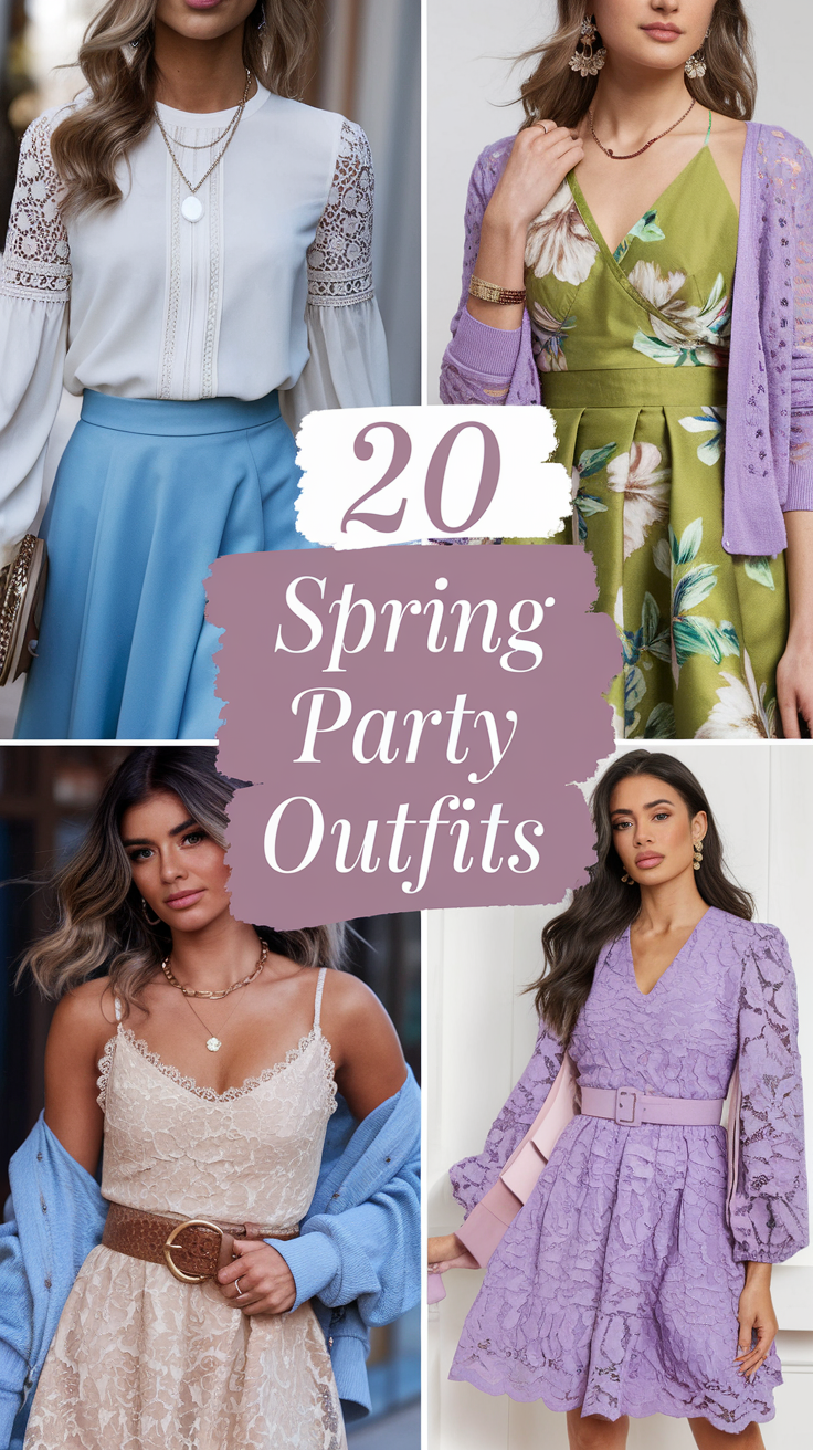 Spring Party Outfit 2025: 20 Classy & Casual Ideas for Day, Night ...