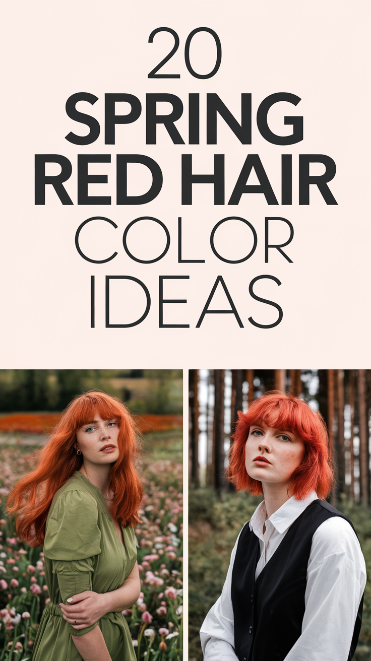 Spring Red Hair Color Ideas 2025: 20 Stunning Styles for All Hair Types