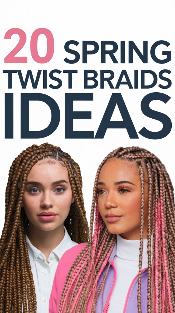 20 Spring Twist Braids Ideas 2025: Stunning Hairstyles to Style Short ...