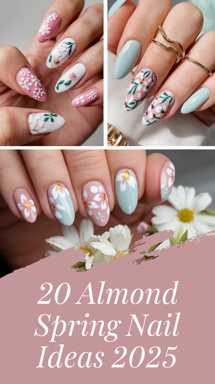 Almond Spring Nail Ideas 2025 – 20 Trendy & Classy Designs for a ...