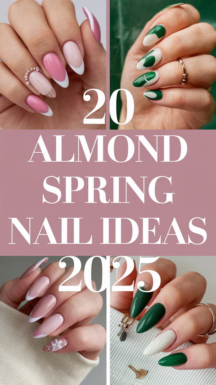 Almond Spring Nail Ideas 2025 – 20 Trendy & Classy Designs for a ...
