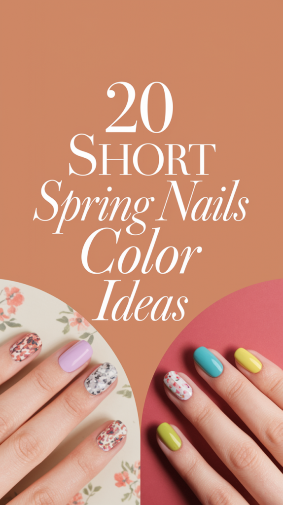 20 Short Spring Nails Color Ideas 2025 – Trends, Gel, Acrylic & Dip Powder