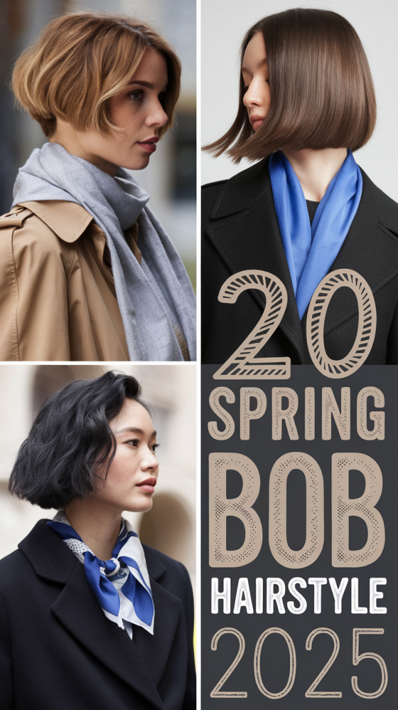 20 Trendy Spring Bob Hairstyles 2025: Short, Long, Curly, and More Ideas