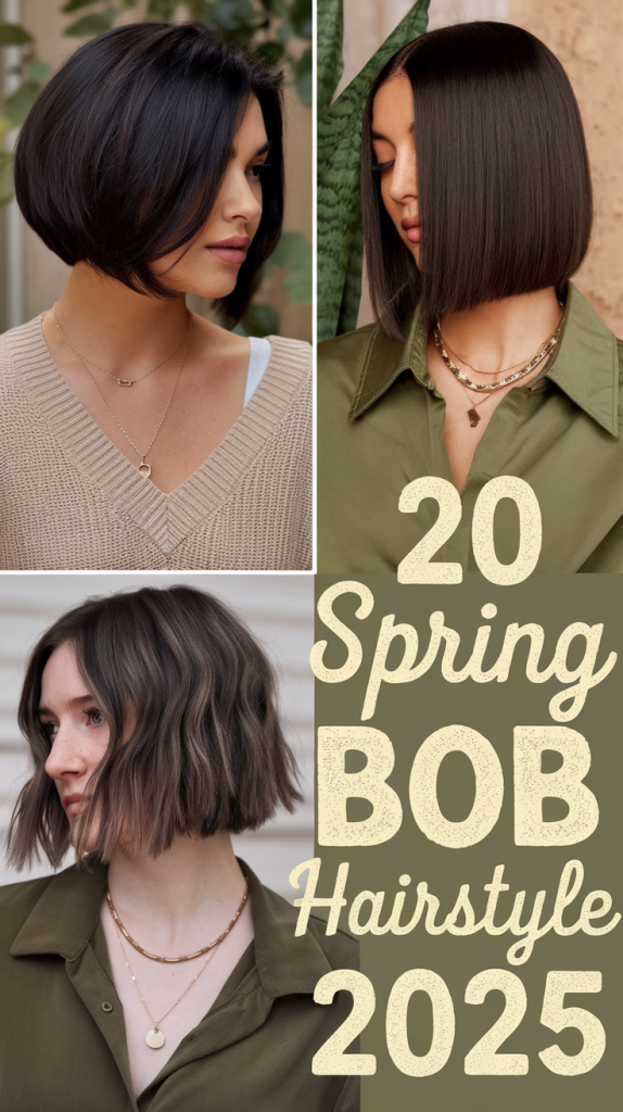 20 Trendy Spring Bob Hairstyles 2025: Short, Long, Curly, and More Ideas