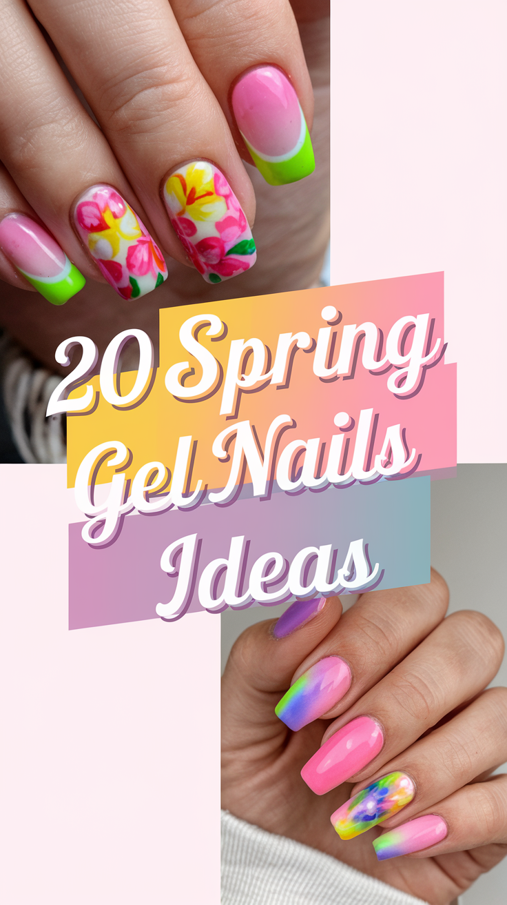 Spring Gel Nails Ideas 2025 – 20 Trendy Designs, Inspo, Pastel, Almond ...