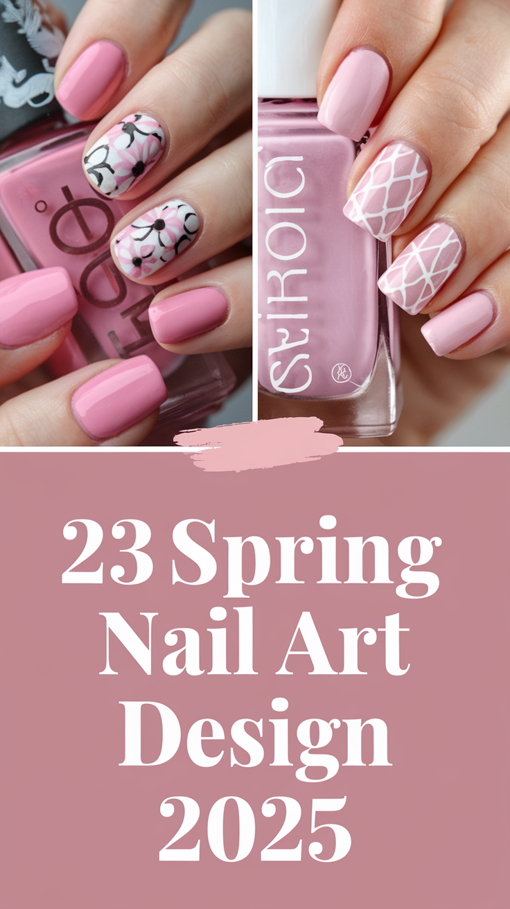 23 Spring Nail Art Designs Ideas 2025 – Trendy, Fun & Pretty Glitter Styles