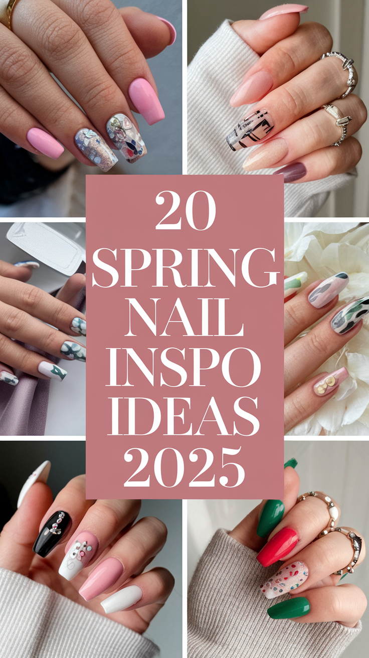 21 Fun Spring Nails Ideas 2025 – Cute & Easy Designs with Gel, Dip ...