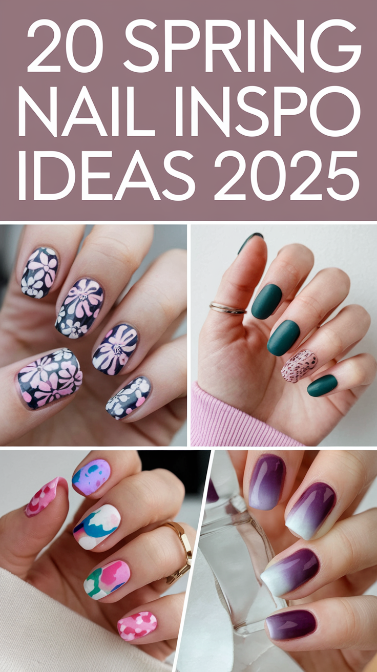 21 Fun Spring Nails Ideas 2025 – Cute & Easy Designs with Gel, Dip ...