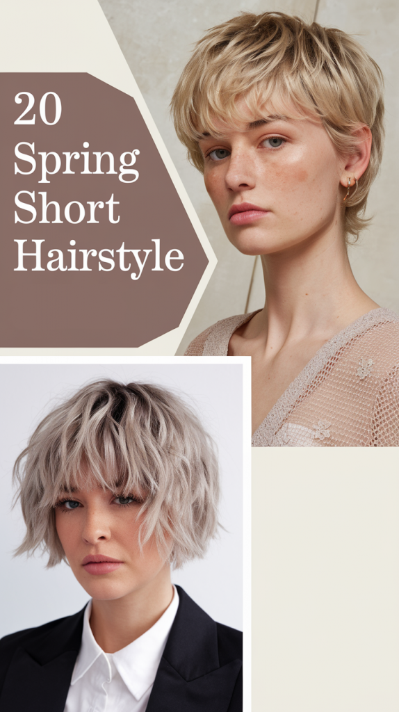 Spring Short Hairstyle 2025: 20 Cute and Trendy Ideas for Women