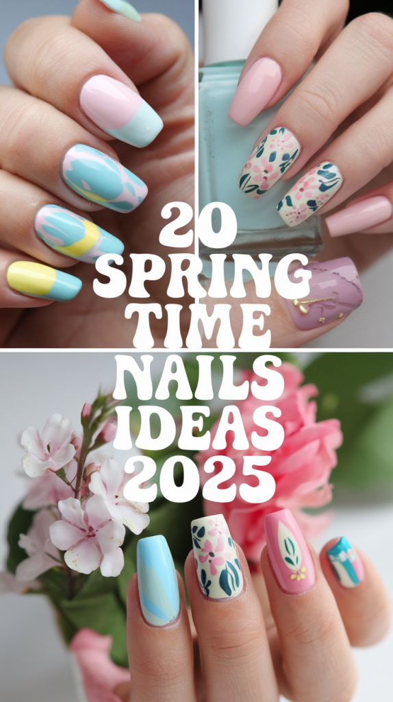 20 Spring Time Nails Ideas 2025 – Acrylic, Gel, Designs, and Colors for ...