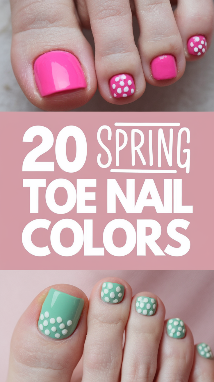 Spring Toe Nail Colors 2025 20 Cute Pedicure Ideas For Fair And Dark Skin