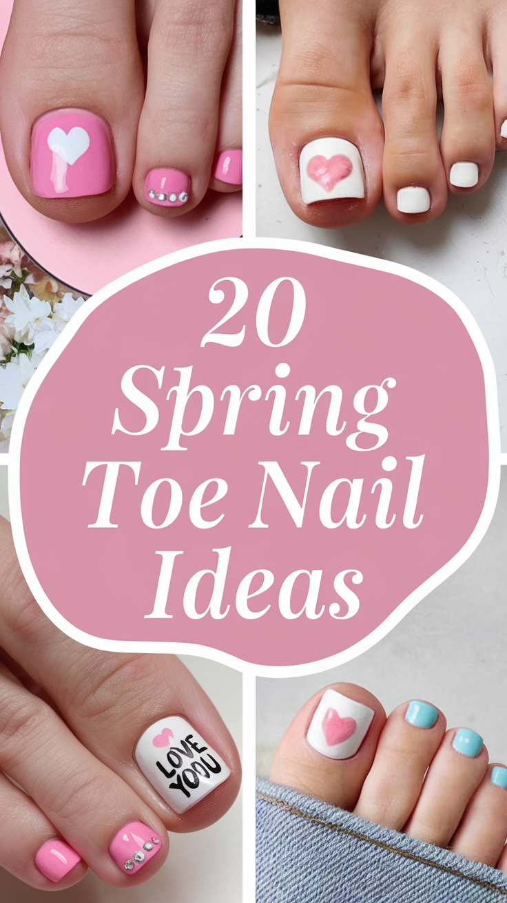 20 Spring Toe Nail Ideas 2025 – Cute, Simple, and Trendy Designs