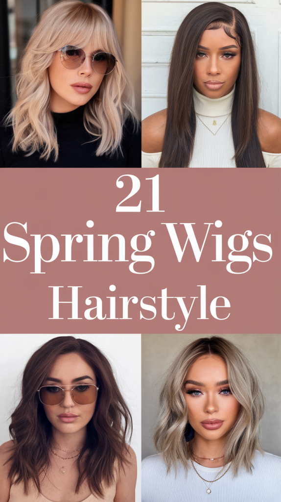 Spring Wigs Hairstyle 2025 – 21 Ideas for Frontal, Body Wave, Short Bob ...