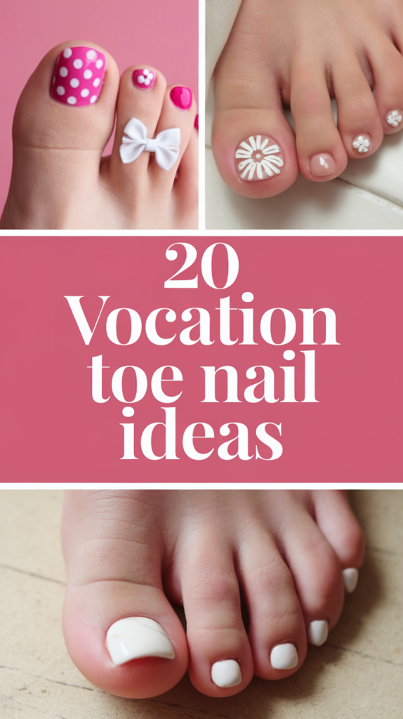 Best Vacation Toe Nail Ideas 2025 – 20 Trendy Pedicures for a Cute ...
