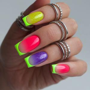 Spring French Tip Nails Ideas 2025 – 20 Colorful & Cute Designs for ...