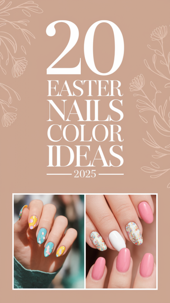 20 Easter Nails Color Ideas 2025 – Pretty Pastel, Spring Almond & Cute ...