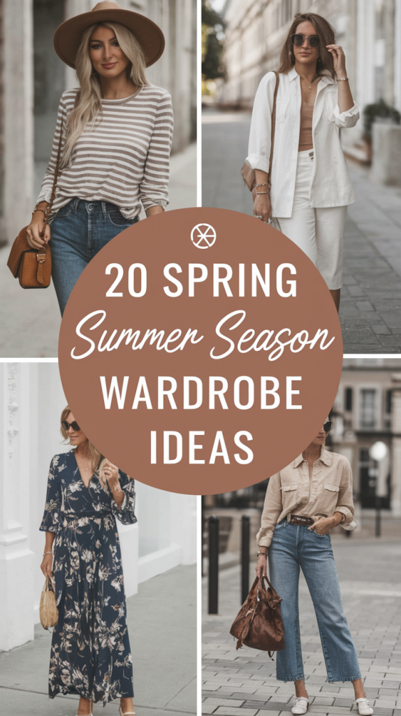 20 Spring Summer Season Basic Wardrobe Ideas 2025 – Essentials ...