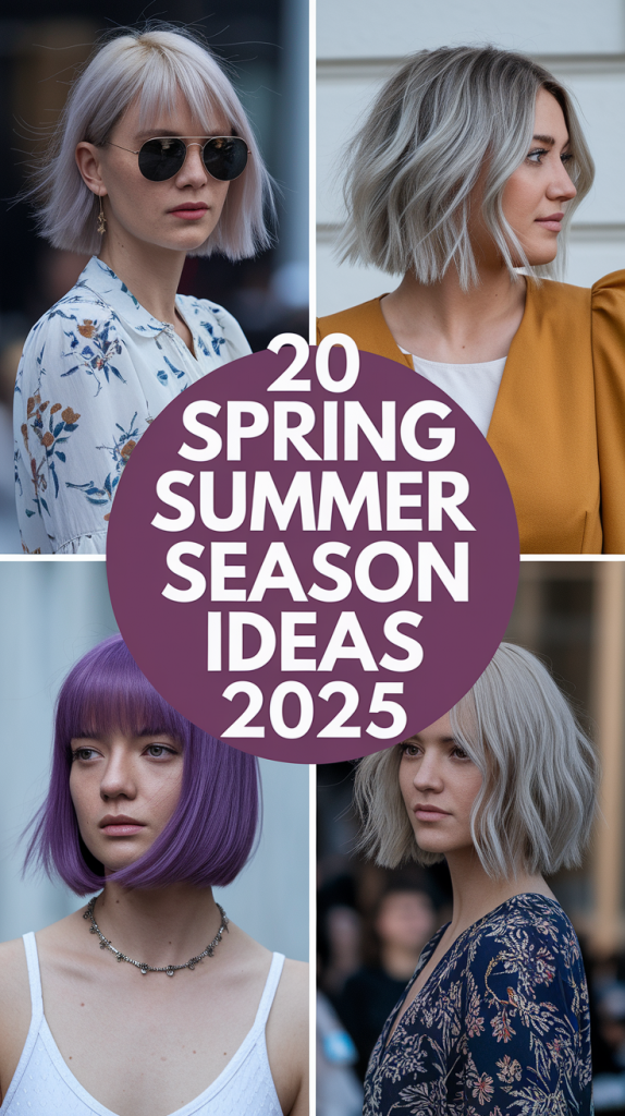 20 Spring Summer Season Haircuts Ideas 2025 – Trendy Short, Medium ...