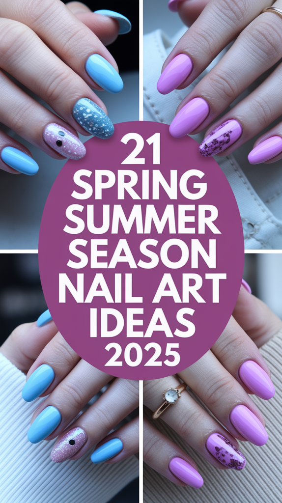 21 Spring Summer Season Nail Art Ideas 2025 – Trendy Season Nail Art ...