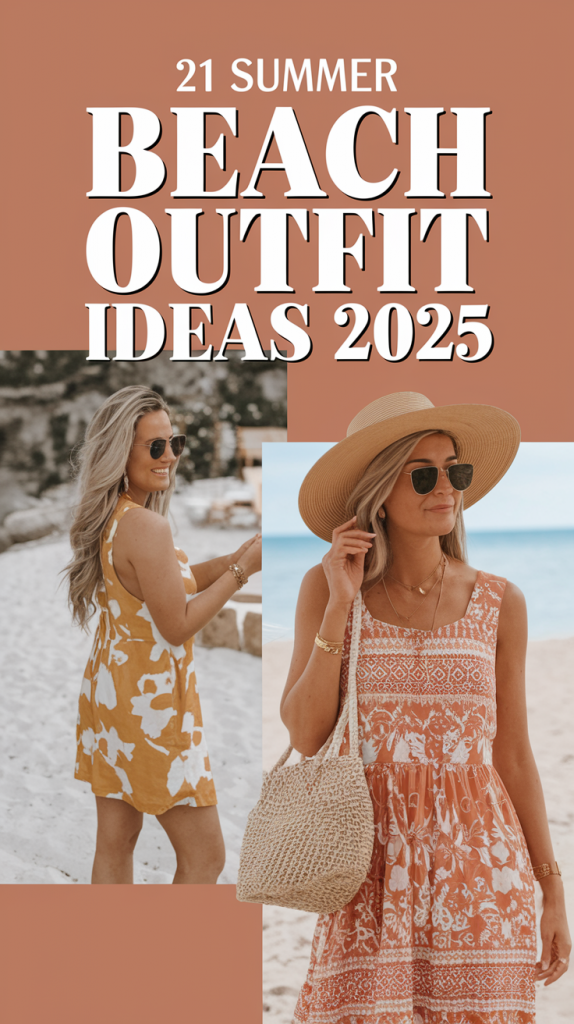 Summer Beach Outfit Ideas 2025 - 21 Chic and Cute Beachwear Styles for ...