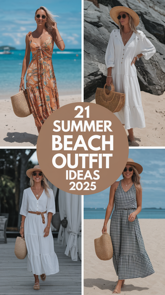 Summer Beach Outfit Ideas 2025 - 21 Chic and Cute Beachwear Styles for ...