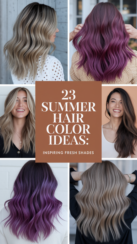 Summer Hair Color Ideas 2025: Inspiring Fresh Shades for Brunettes ...