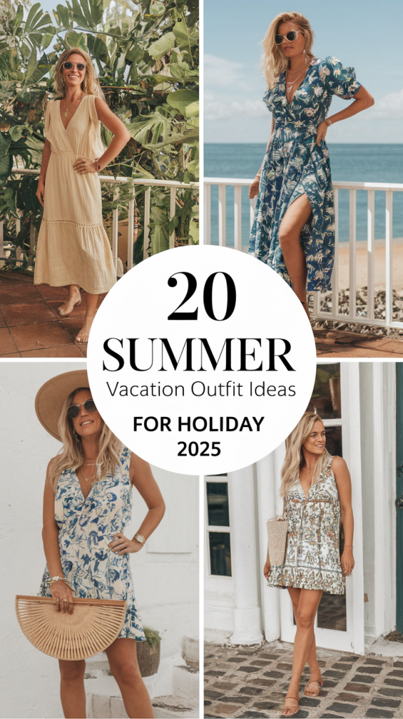 Summer Vacation Outfit Ideas for Holiday 2025 – 20 Cute and Effortless ...