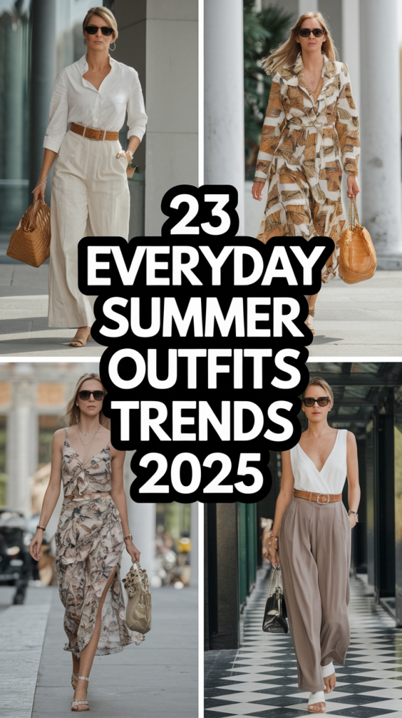 EveryDay Summer Outfits Fashion Trends 2025 – 23 Casual, Cute & Chic ...