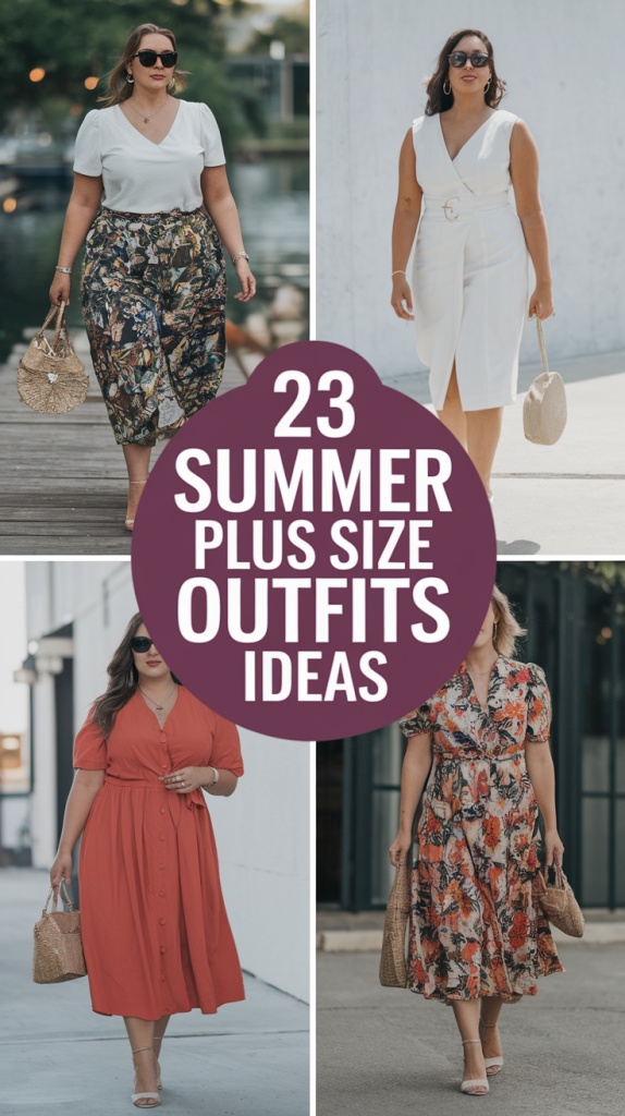 23 Summer Plus Size Outfits Ideas 2025 – Casual, Cute, Work, Beach ...