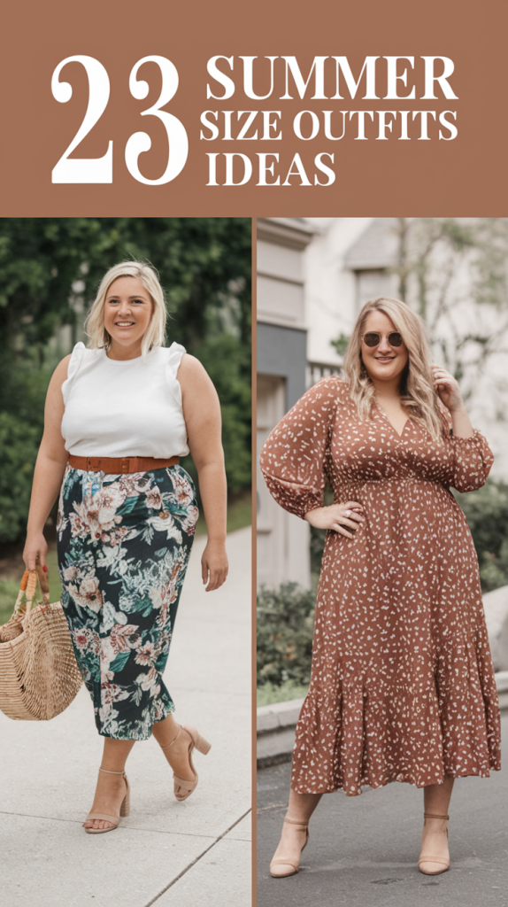 23 Summer Plus Size Outfits Ideas 2025 – Casual, Cute, Work, Beach ...