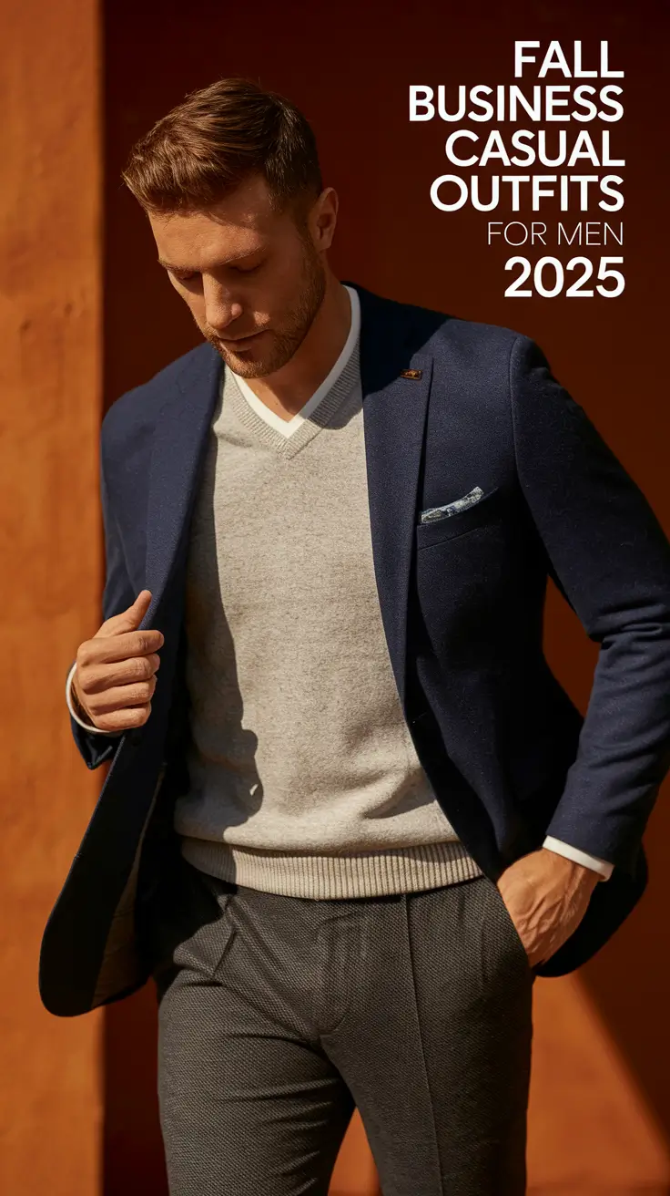 Fall Business Casual Outfits for Men 2025 – Work Attire Ideas