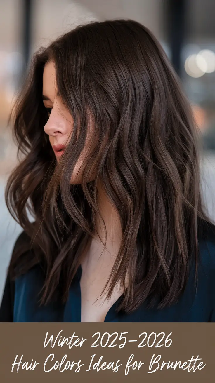 Winter 2025–2026 Hair Colors Ideas for Brunette | Balayage Trends