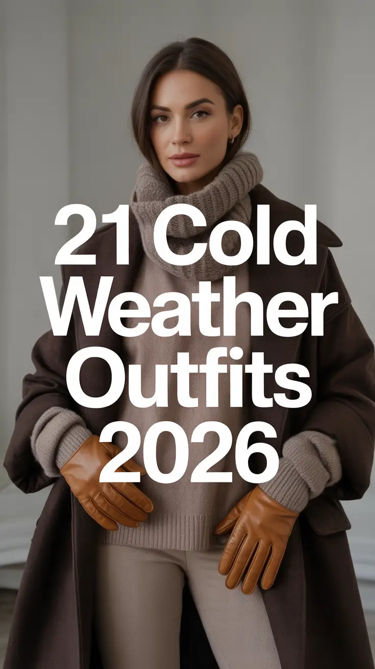 Cold Weather Outfits 2026 — Cozy, Cute & Chic Street Style Looks for Women