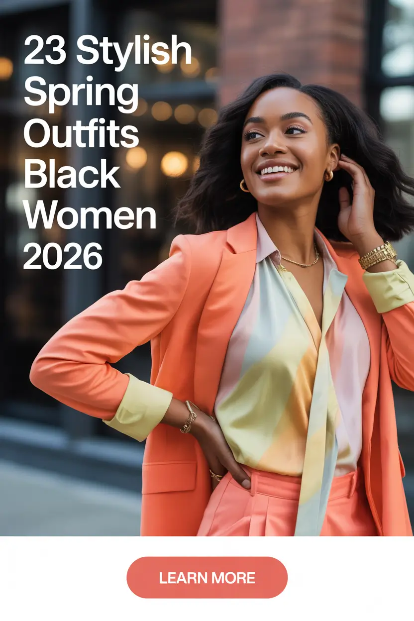 Stylish Spring Outfits Black Women 2026 — Casual Chic Ideas