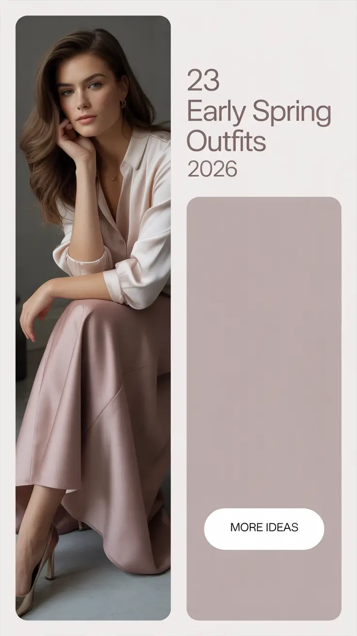 Early Spring Outfits 2026 – Casual & Work Inspo for Cold Weather